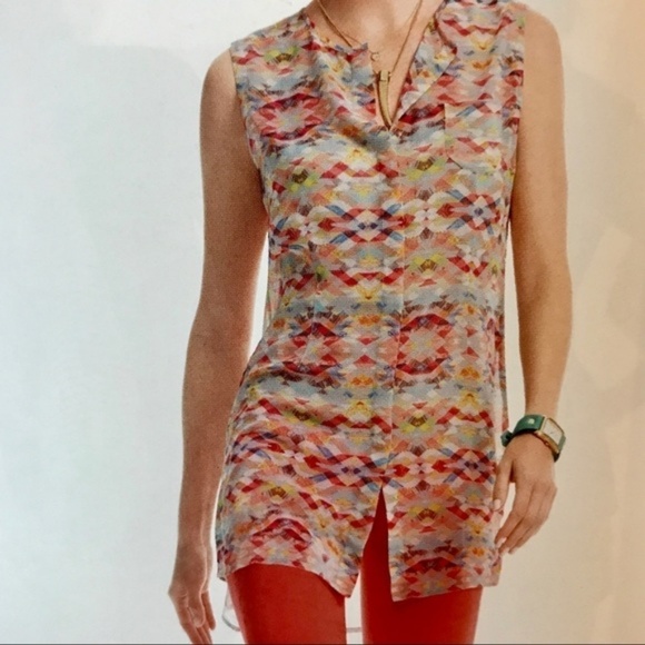 CAbi | Tops | Cabi Avery Tunic Blouse Size Sm | Poshmark
